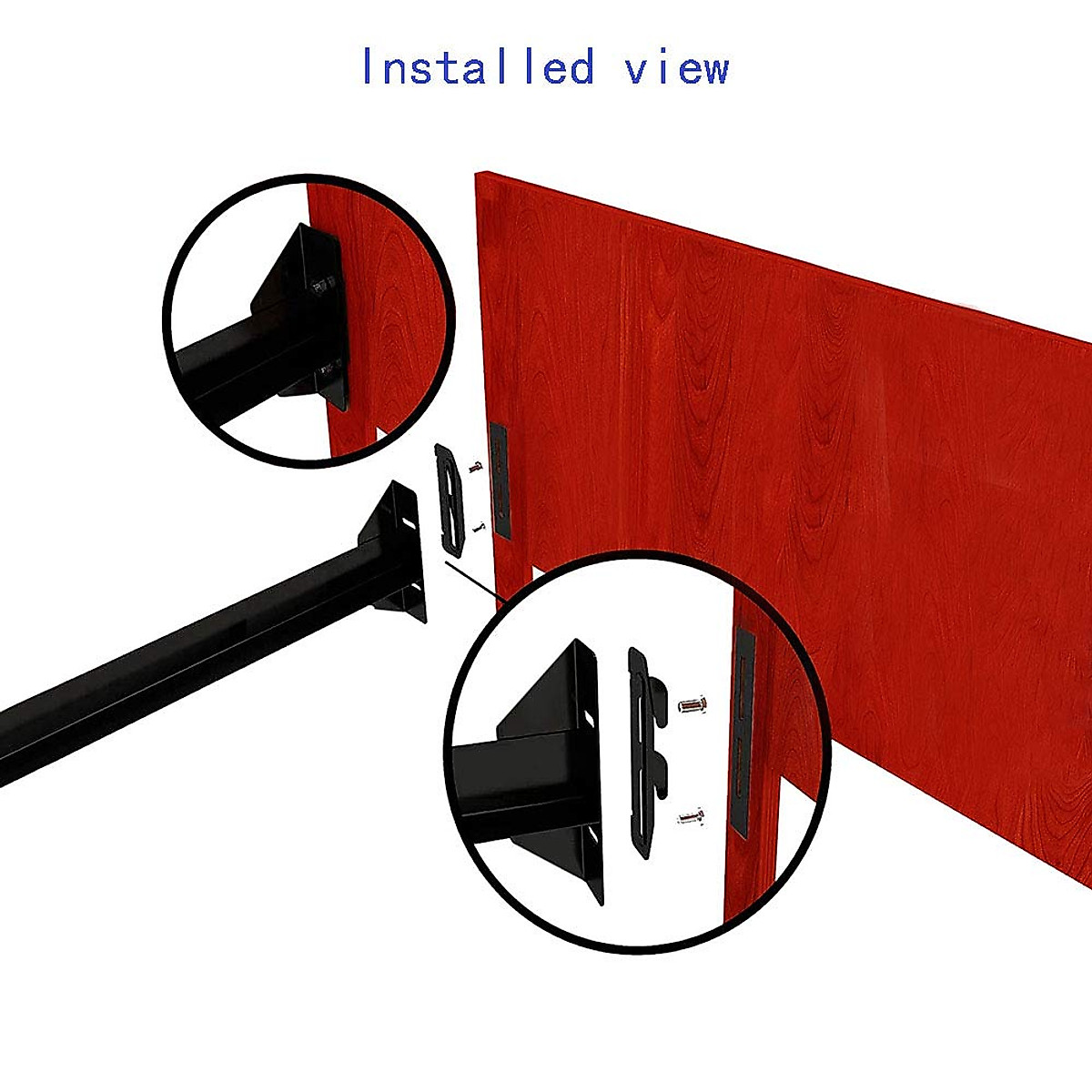 CAFORO Conversion Bracket Adapter Plate Kit Bed Frame to Headboard or Footboard Attachment #35 Down Hook Plates - Pack of 4