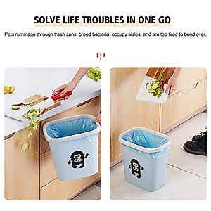 WNPXQNT Trash Bag Holder for Cupboards Kitchen Cabinet Door,Large Stainless Steel Garbage Bag Holder,Under Sink Bag Hanger