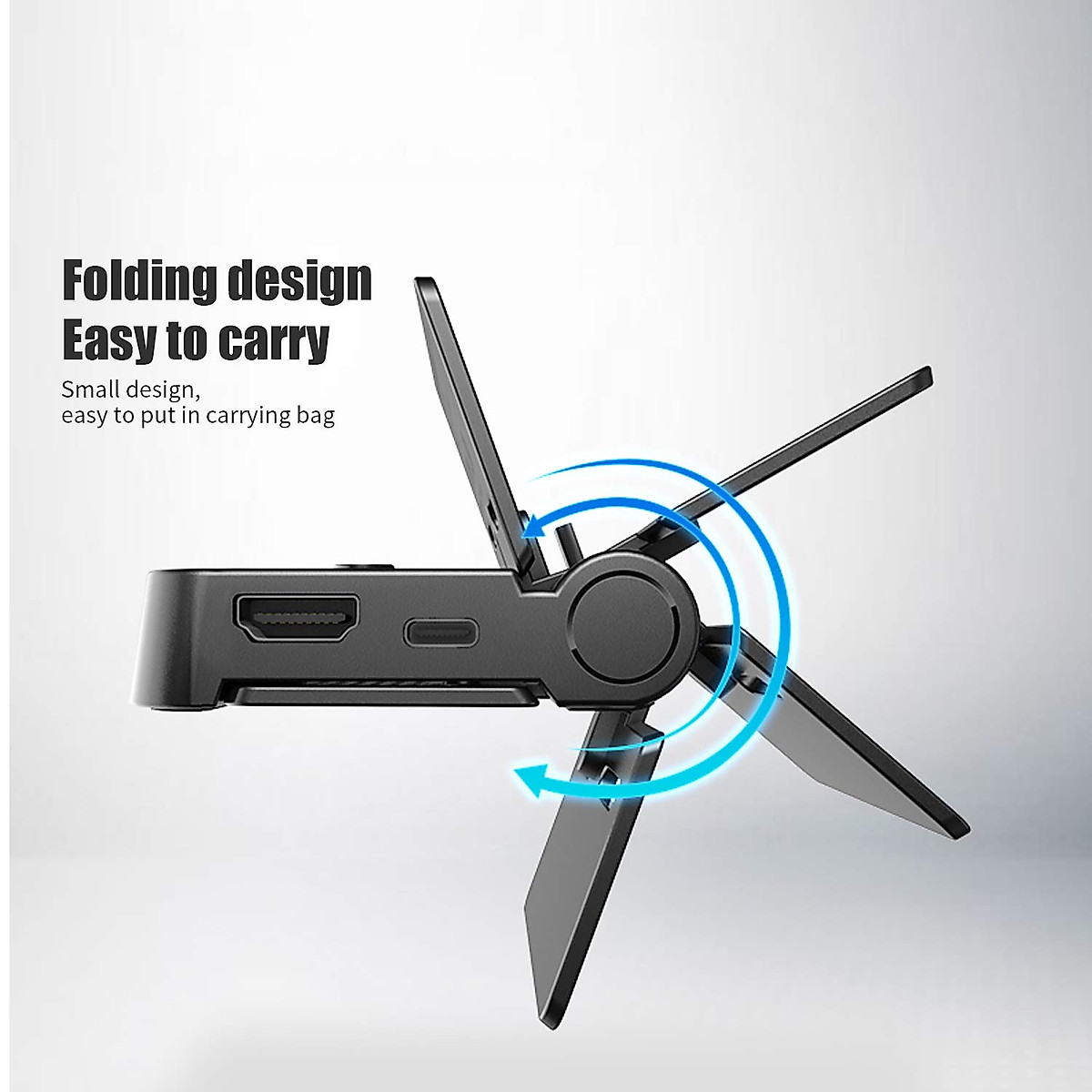 Switch HDMI Dock, Foldable Switch HDMI Docking Station, Portable TV Dock for Switch/Switch OLED with Screen Switch Button, USB C Power Input and USB 3.0 Port