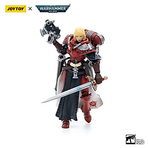 HiPlay JoyToy Warhammer 40K Adepta Sororitas Battle Sisters Order of The Bloody Rose Sister Superior Kamina 1:18 Scale Collectible Action Figure