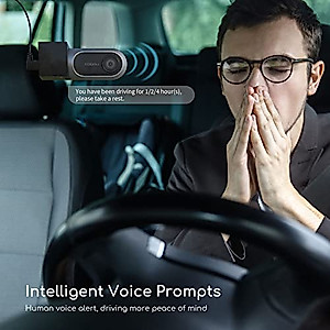 COOAU 1080P FHD Dash Cam, Smart Dash Camera for Cars, Mini Car Front Center Camera Recorder with Infrared Night Vision, Supercapacitor, G-Sensor, WDR, Loop-Recording, Parking Monitor (M26)