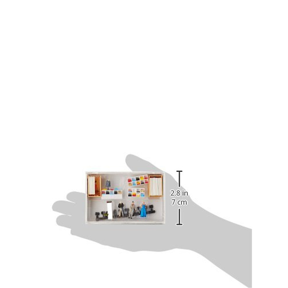 Preiser 10628 Trying On Clothes Clothing Shop Interior HO Model Figure