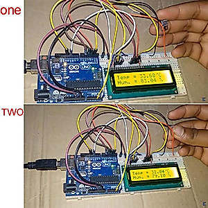 DAOKI 2.5V-5V SHT31 Temperature and Humidity Sensor Module Digital Output Temperature and Humidity Sensor Module IIC I2C Interface 3.3V GY-SHT31-D with Male and Female Dupont Cables for Arduino