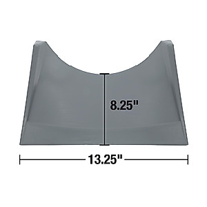 Danco 11033X Attachable Dust Pan Clip-On Scoop for 5-Gallon Buckets, Ultimate Cleaning Tool for Home and Pro Projects