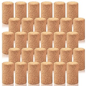 Lainrrew 30 Pcs Tapered Cork Plugs, Wooden Wine Bottle Cork Stoppers Wine Corks for Wine Beer Bottles(0.9 x 1.73")