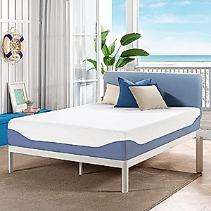 Mellow 12 Inch Cooling Gel-Infused Memory Foam Bed Mattress, Medium Firm Sleep and Breathable Fabric Cover, Twin , Mattress In A Box