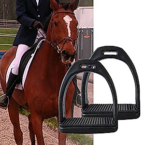 N/A 1 Pair of Horse Riding Aluminum Alloy Suitable for Horse Riders, Lightweight Wide Track Non-Slip Equestrian Accessories (Size : Large Size)