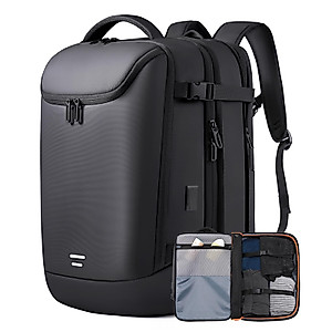 TANGCORLE Travel Carry on Backpack 50L Expandable Flight Approved Backpacks 17.3 inch Laptop and USB Charging Port bags Water Resistant Business Back Pack for Women & Men…