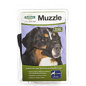 PetSafe Muzzle - Adjustable, Comfortable, Prevents Barking and Biting