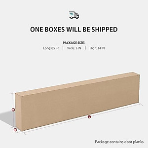 Finosen 32 in x 84 in Sliding Closet Door, 5-Lite Frosted Glass, LVL Wood Panel, PVC Surface, Assembly Needed Interior Doors for Bathroom, Living Room, White