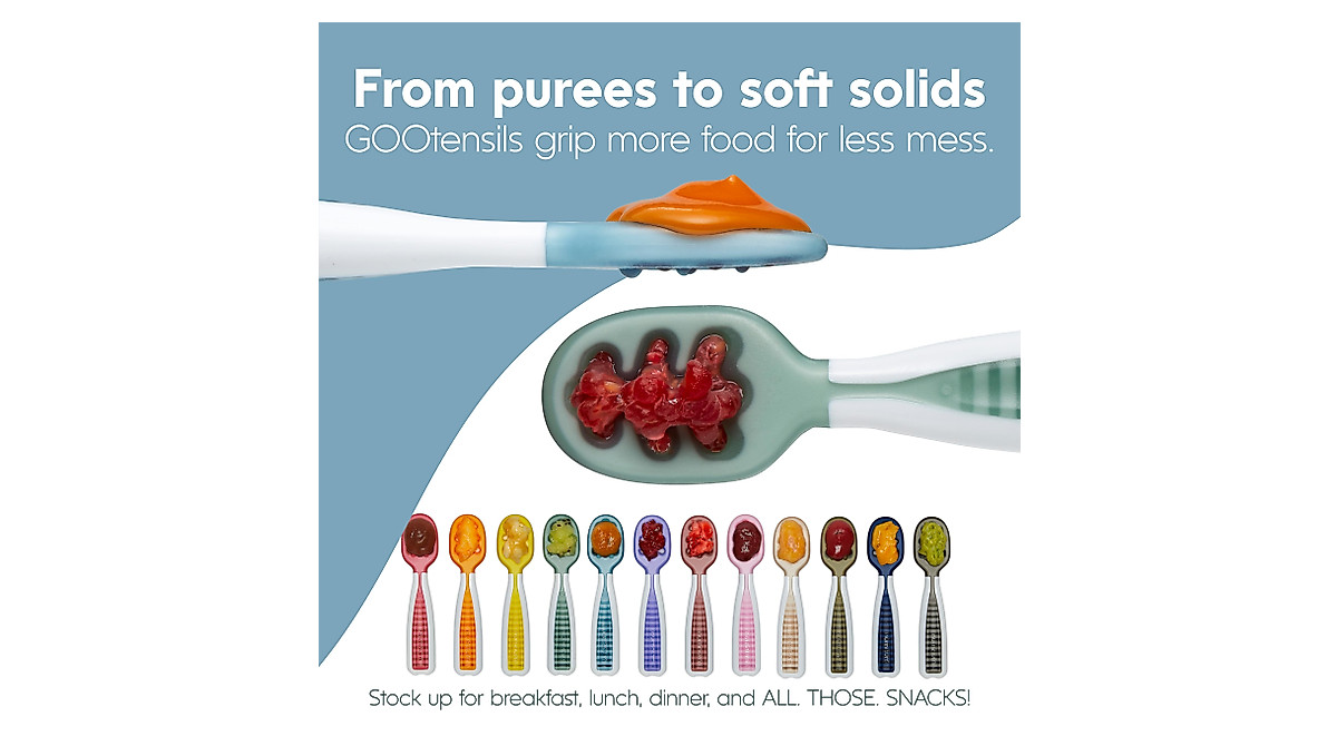 NumNum Baby Spoons Set for Self-Feeding | Ideal for 6+ Months