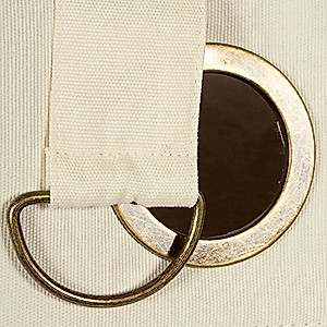 DII Canvas Laundry Basket, Grey Colorblock, Bag Large