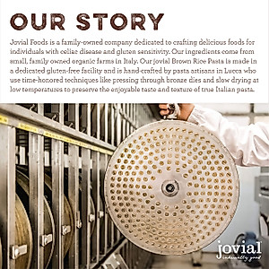 Jovial Whole Grain Brown Rice Egg Tagliatelle Pasta - Pasta Tagliatelle, Tagliatelle Pasta, Whole Grain Pasta, Organic Pasta, Gluten Free, Dairy Free, Brown Rice Pasta, Made in Italy - 9 Oz, 2 Pack