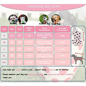 MSNFOASM 2Pcs-Pet Dog Elastic Soft Dress,Cute Polka Dots Lace Skirt for Small Dogs Cats（White&Pink S）
