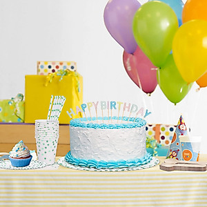 168PCS Green and Gold Party Supplies, Severs 24 Disposable Party Dinnerware Include Paper Party Plates, Cups, Napkins, Straw, Wooden Fork Spoon for Wedding, Birthday Party, Birthday Baby Shower