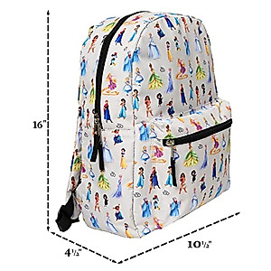 Disney 16" Laptop Backpack Cargo Pocket D100 Princess Minnie Mouse AOP