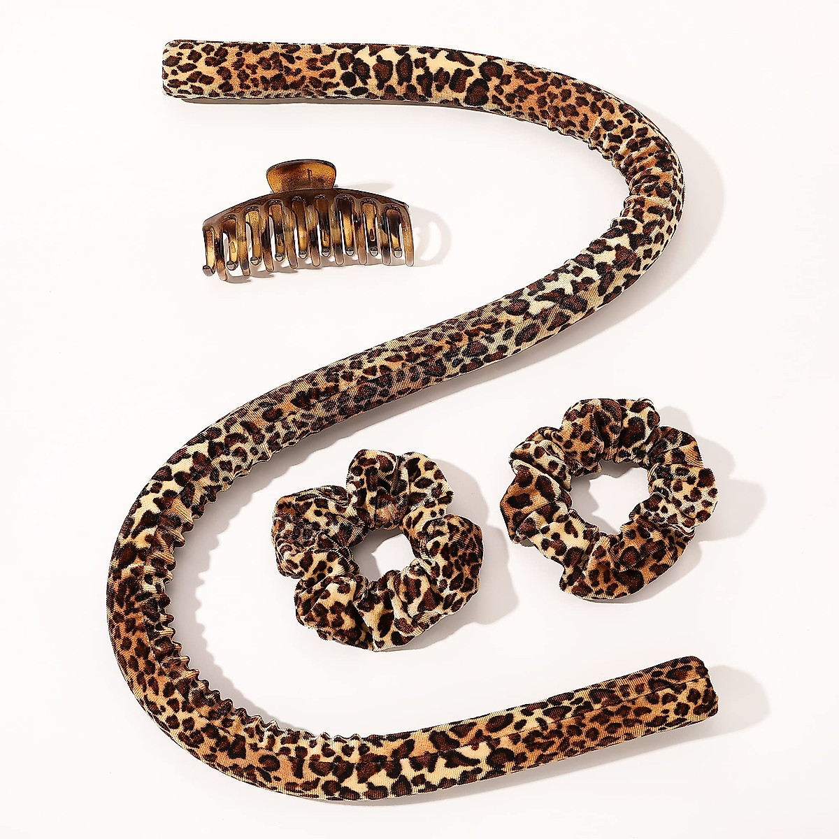 IVYU Tiktok Hair Curlers Rollers For Long Heatless Curling Rod Headband Ribbon No Heat Hair Roller Kit Tool You Can Sleep In Soft Foam Curling Rods Hair Rollers Overnight for Women