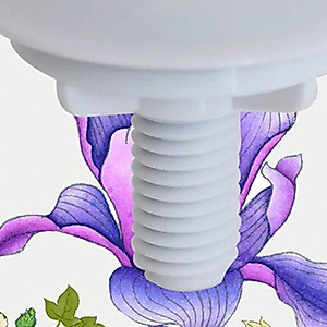 Cabilock Bathtub Accessories Plastic Kitchen Faucet Hole Dispenser Decorative Cover Kitchen Sink Tap Hole Plug (White) Tub Drain Stopper