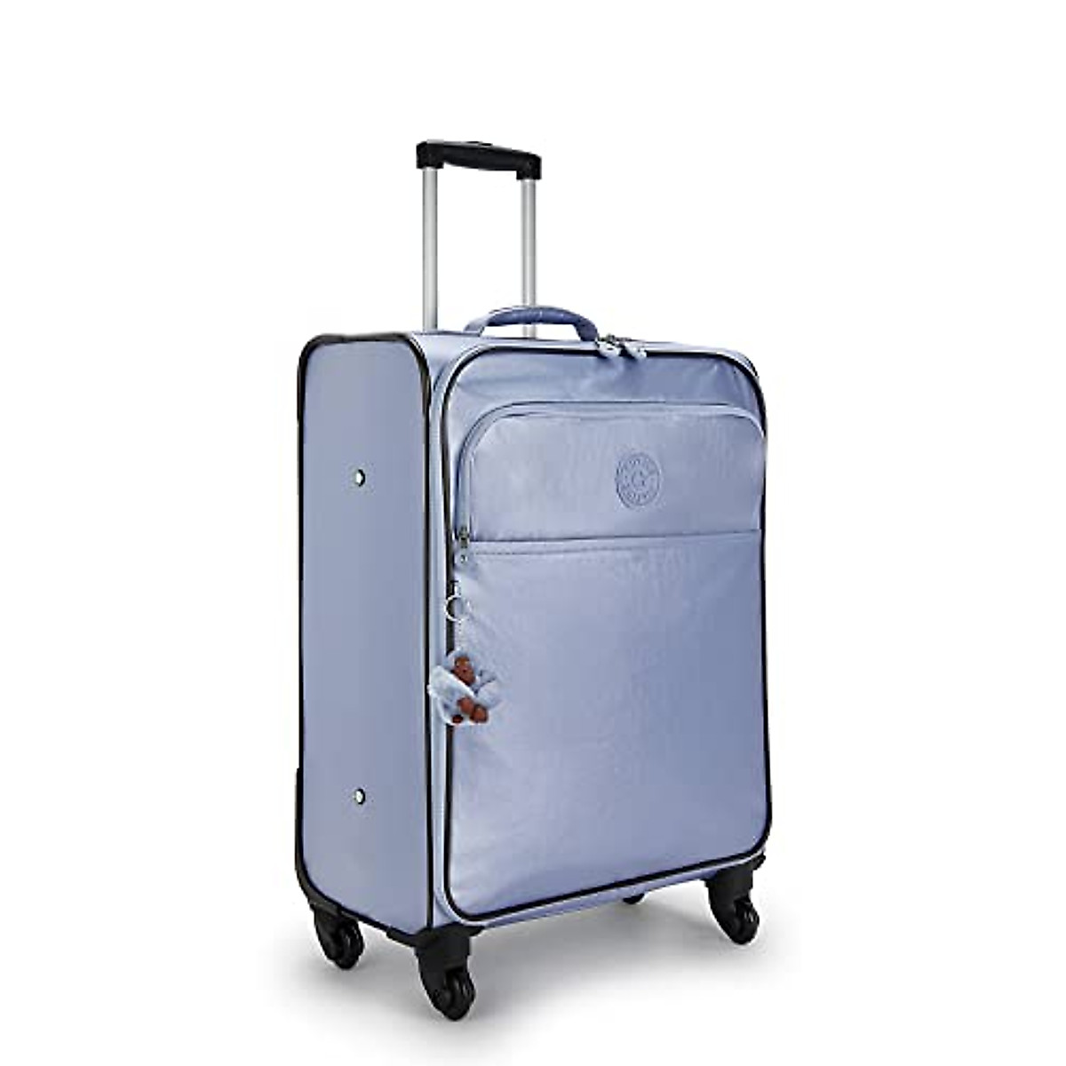 Kipling Parker Medium Metallic Rolling Luggage Clear Blue Metallic
