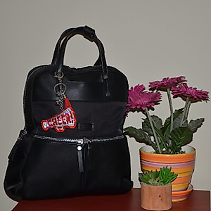 Popfizzy Red Cheer Keychain for Girls, Cheerleader Gifts for Girls, Bag Charm, Cheer Gifts, Cheer Stuff, Backpack Charms