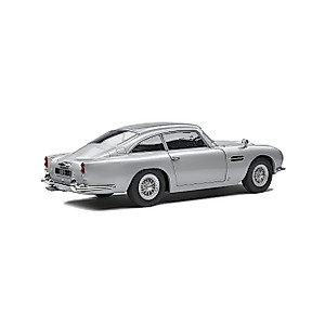 Solido S1807101 1:18 1964 DB5-Silver Birch Aston Martin Collectible Miniature car, Silver,Unisex Adult