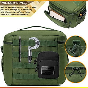 DBTAC Range Bag XS + DBTAC Tactical Lunch Bag with Soft Liners (OD Green)