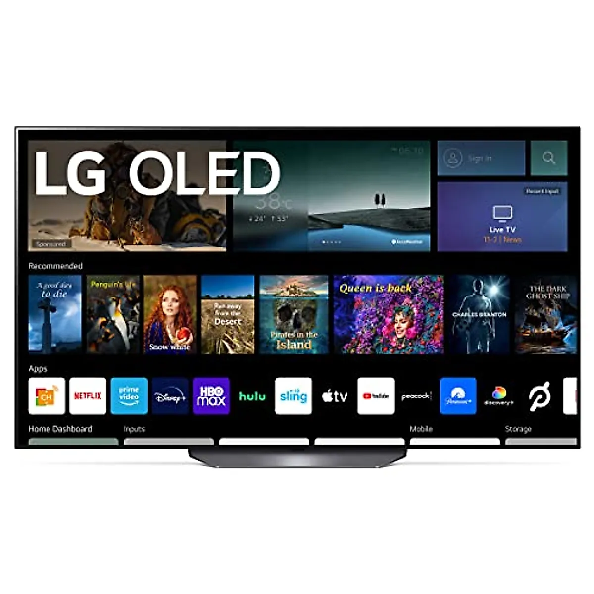 LG B2 Series 65-Inch Class OLED Smart TV OLED65B2PUA, 2022 - AI-Powered 4K, Alexa Built-in