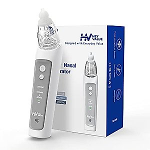 Baby Nasal Aspirator | Nose Sucker for Baby | Baby Nose Cleaner | Electric Nasal Aspirator for Toddler, Rechargeable with Music Function Adjustable Volume