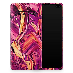DesignSkinz Blurred Abstract Flow V15 Protective Vinyl Decal Wrap Skin Cover Compatible with The Samsung Galaxy S20 (Screen Trim & Back Glass Skin)