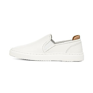 UGG Women's Alameda Slip ON Sneaker, Bright White Leather, 9