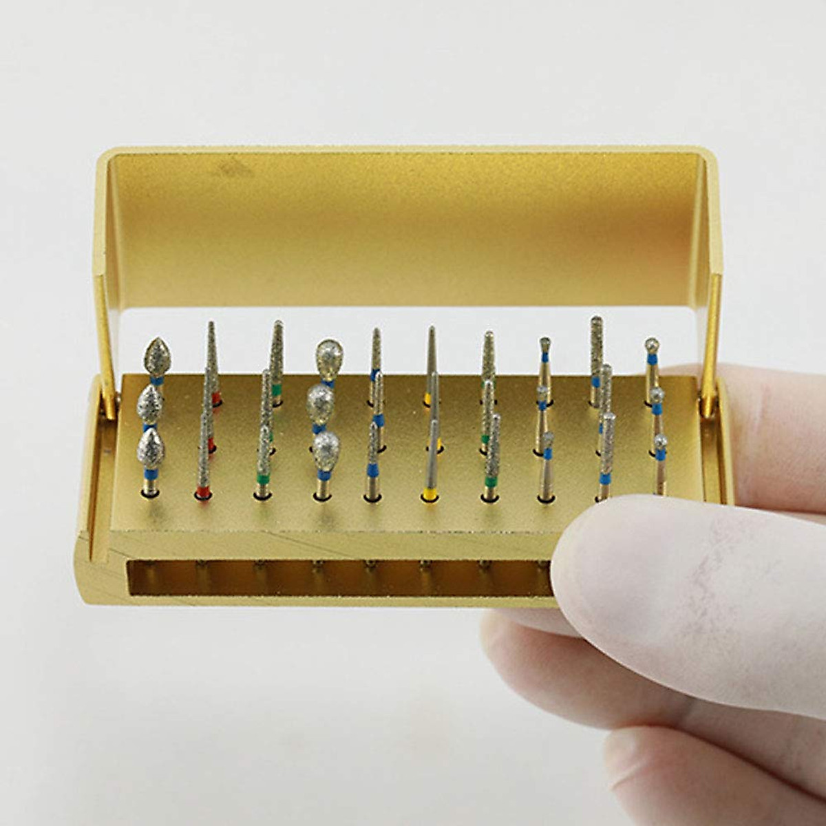 Acxico 30Pcs Diamond High SpeedDrill for Polishing Ceramic Composite