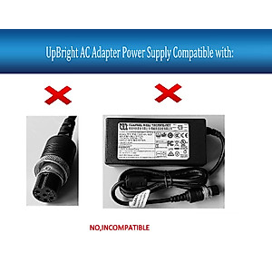UPBRIGHT 4-Pin DIN 12V AC/DC Adapter Compatible with CWT KPL-060F KPL-060F-VI KPL060F KPL-060FVI KPL060F-VI KPL060FVI Channel Well Technology 12VDC 5A 60W Power Supply Cord Battery Charger Mains PSU