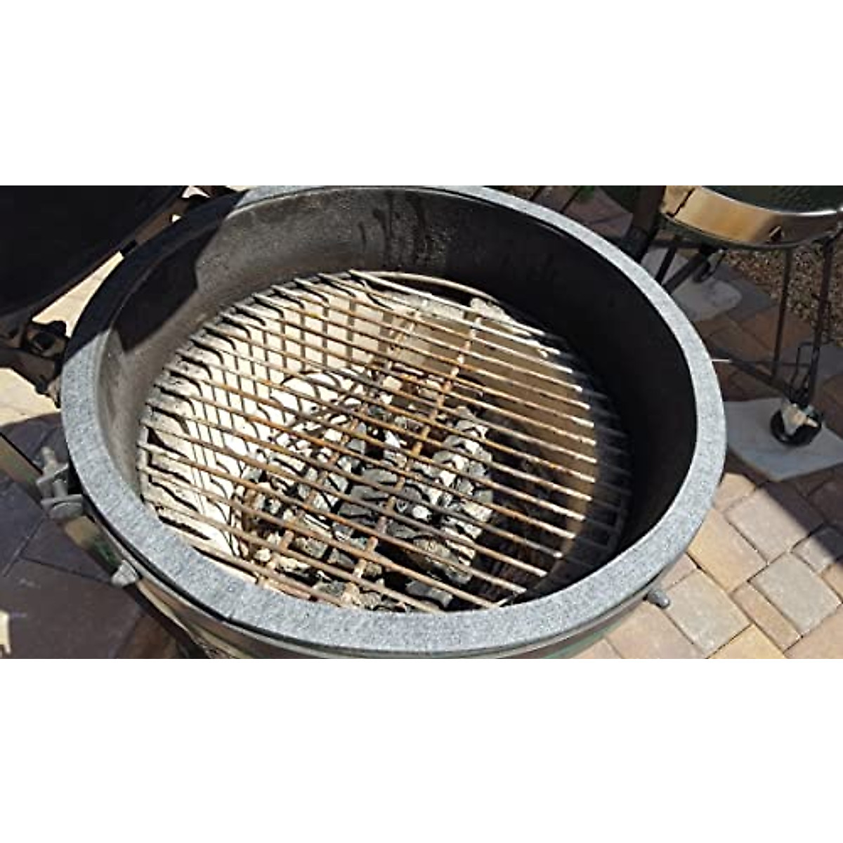 Gasket for Big Green Egg Large, Big Green Egg Parts Accessories, High Temp Material Gasket Replacement for Big Green Egg Large and XLarge, Self Stick 15Ft Long,7/8" Wide,with Scraper