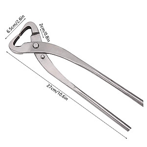 Omabeta 27cm Stainless Steel Trunk Splitter Bonsai Tools Professional Garden Branch Cutter Beginner Bonsai Tools Trunk Splitter Scissors Garden Pruning Equipment