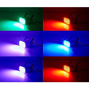 DJ Disco KTV Bars Lights Strobe Lights Stage Light 36 LED Mini Disco LIghts Flash Strobe Lighting with Sound Activated and Speed Control for Party Wedding (multil with a remote control)