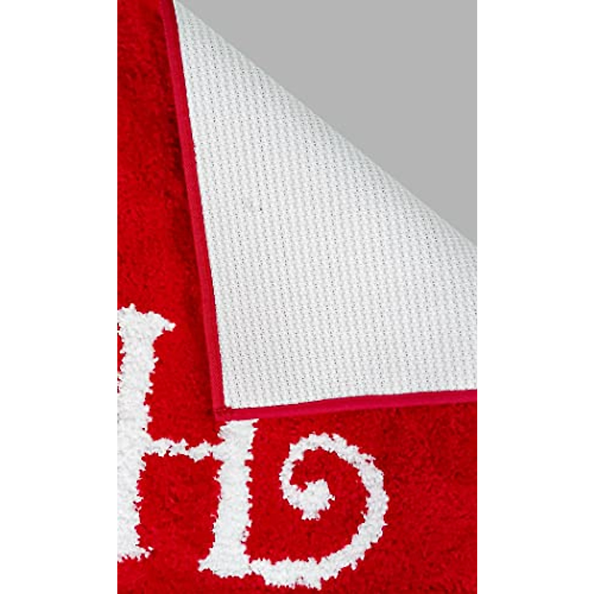 17-Piece Christmas Holiday Bathroom Accessory Set with | Resin Liquid Soap Pump| Bath Rug | Shower Curtain | 12 Curtain Hooks | 2 Hand Towels| Gift Box Set | Xmas Decor (Silly Santa)