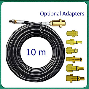 Practical Garden Tools 10m Sewer Drain Water Cleaning Hose，Pipe Cleaner Kit，High Pressure Washer， (Color : for Karcher K)