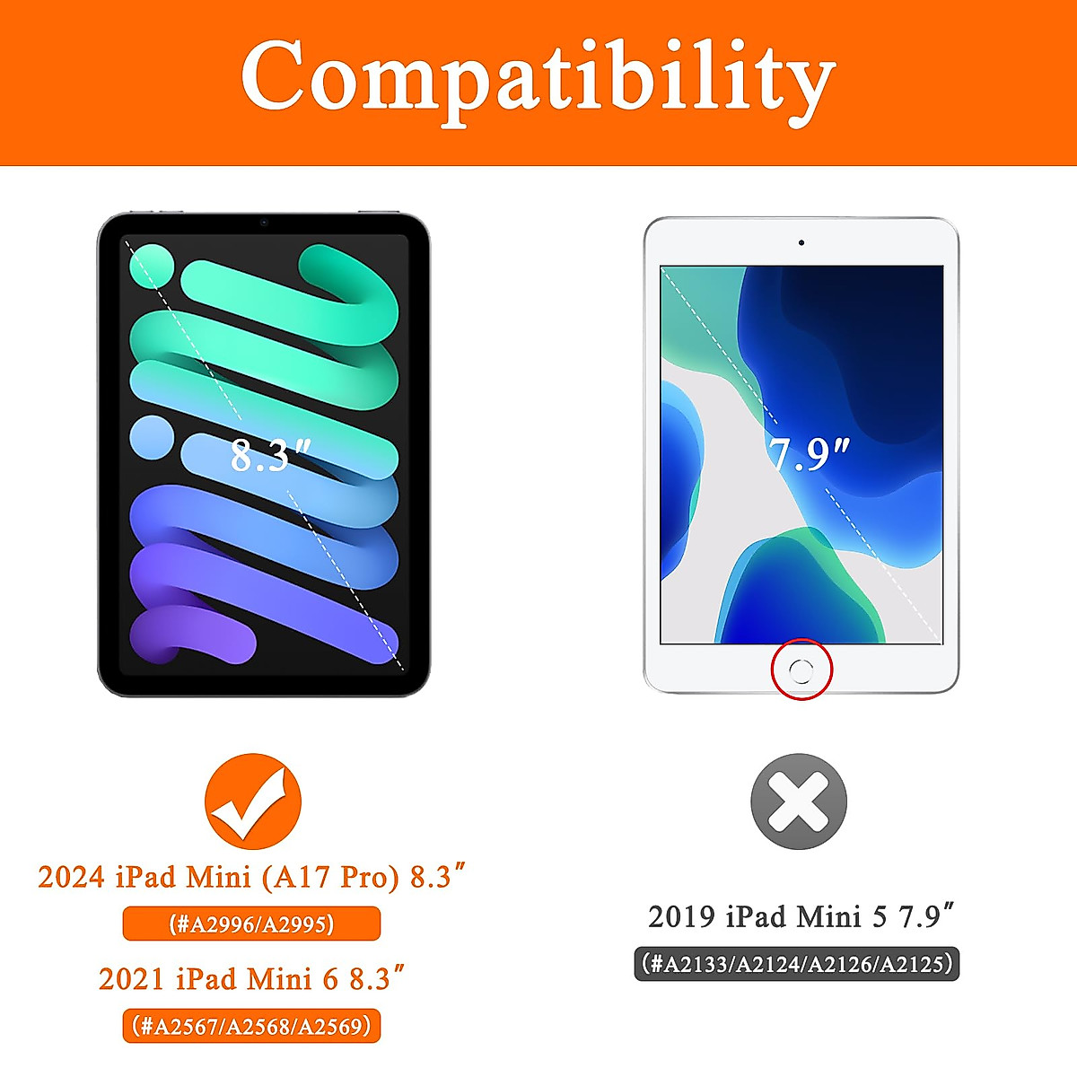 Soke for iPad Mini 7 A17 Pro Case 2024,iPad Mini 6 Case 2021 with Pencil Holder-[Shockproof Protection + Auto Sleep/Wake], Soft TPU Back Cover for iPad Mini 7th/6th Generation 8.3 inch,Teal