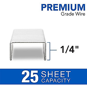 Swingline Staples, S.F. 4, Premium, 1/4" Length, 210/Strip, 5000/Box, 20 Boxes/Case, 1 Case (S7035450P-CS)