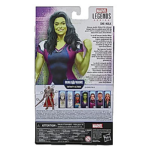 Marvel Legends Series Disney Plus She-Hulk MCU Series Action Figure 6-inch Collectible Toy, Includes 2 Accessories and 1 Build-A-Figure Part