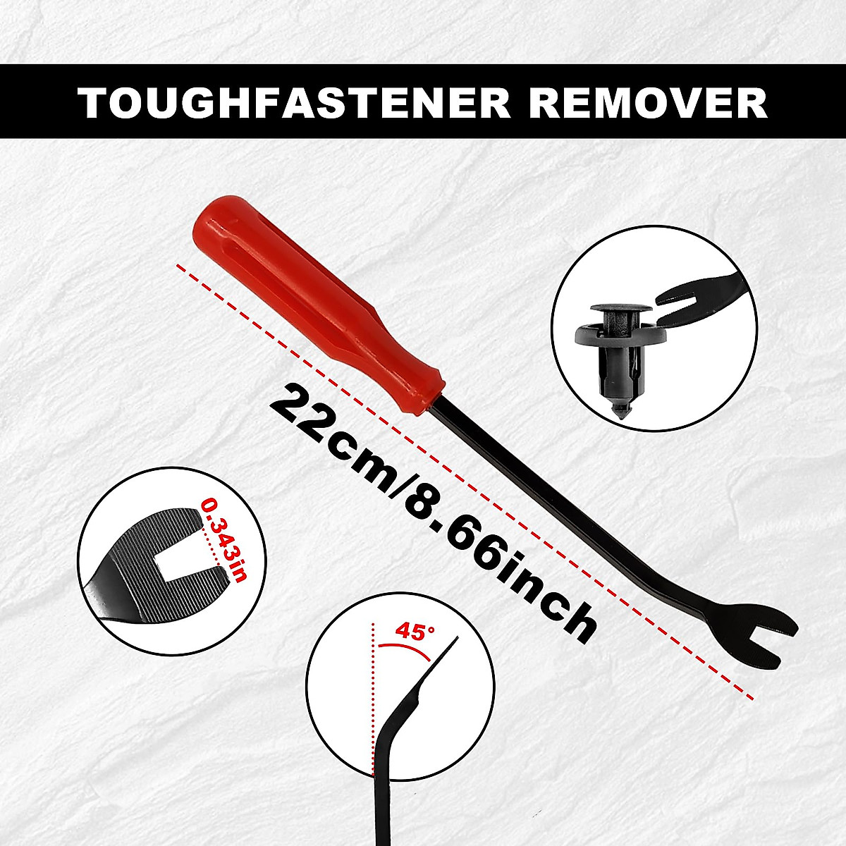 120pcs Retainer Clips Push Type Fasteners 6.8mm 8mm 9mm 10mm - Expansion Screws Replacement Kit with Remover Tool Bumper Push Rivet Clips Compatible with GMC Ford Toyota Honda Chrysler Acura