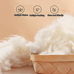 XHCTNN Wool Fleece Fitted Mattress Cover Pad with Straps - Breathable Lamb Folding Wool Mattress Protector Pure Wool Bed Topper(White,59 * 79")