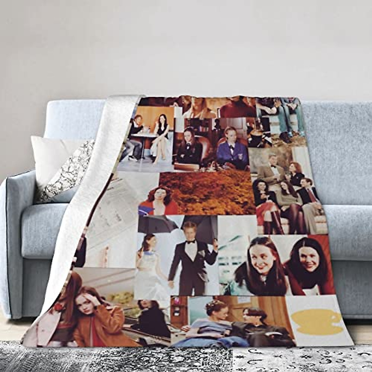 Throw Blanket Printing Blanket Soft Plush Bedding Sofa Warm Flannel Fleece Blankets Gifts 50"x40"