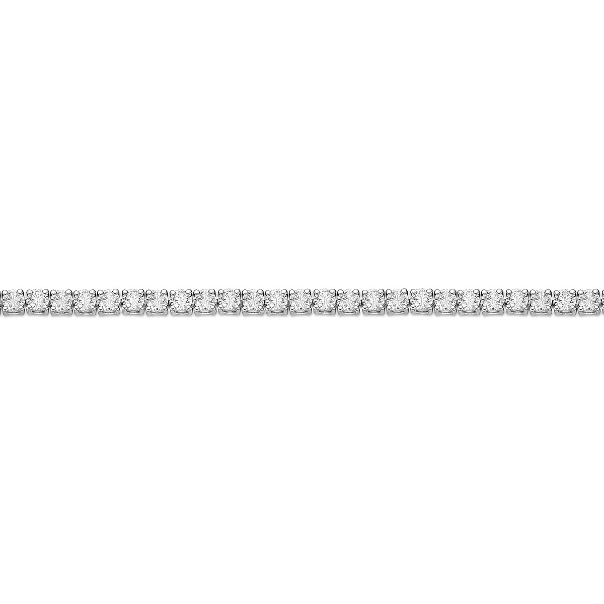 Lavari Jewelers 6 Carat Lab Grown Diamond Tennis Bracelet for Women - 925 Sterling Silver 7.25 Inches Long Bracelet (G-H, VS2-SI1, 6 cttw) Box with Tongue and Safety Clasp