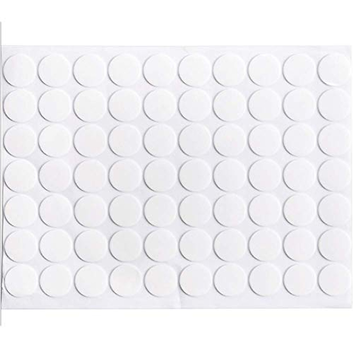 Teensery 210 Count Transparent Double-Sided Tape Stickers Round Acrylic No Traces Adhesive Sticker Creative Super Sticky Waterproof Small Stickers 2 cm/0.8 inch