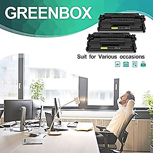 GREENBOX Compatible CRG-121 High Yield Black Toner Cartridge Replacement for Canon 121 CRG121 CRG-121 3252C001 for imageCLASS D1650 D1620 Printer (2 Black, 5,000 Pages), Canon CRG-121