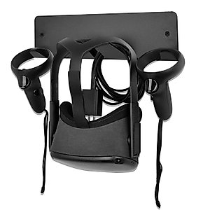 Allkpoper VR Wall Mount Stand Hook for Oculus Quest 2 - Universal Metal VR Headset Hook Storage Rack Holder Compatible for Valve Index/PlayStation VR/Oculus Rift S/meta Quest pro&Touch Controllers