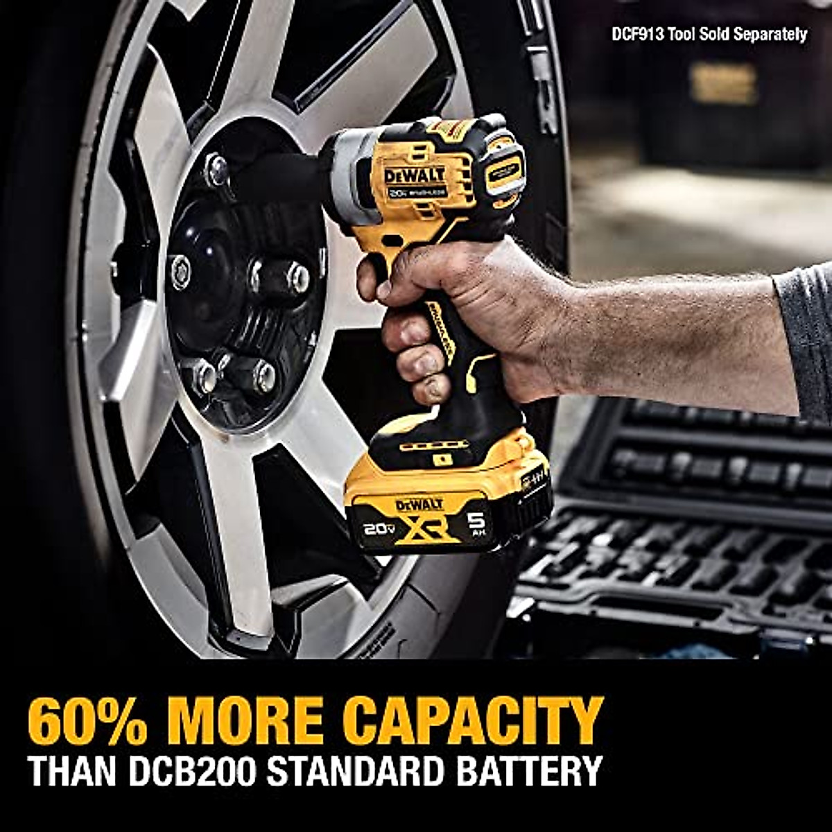 DEWALT 20V MAX Battery, 5 Ah, 2-Pack, Fully Charged in Under 90 Minutes (DCB205-2)