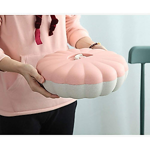 Golandstar Pumpkin Shaped Party Snacks Serving Tray Appetizer Plates Snack Bowls with Lid Multi Sectional Snack Bowl Trays Container Box for Storing Dried Fruits, Nuts, Candies, Fruits (Pink)