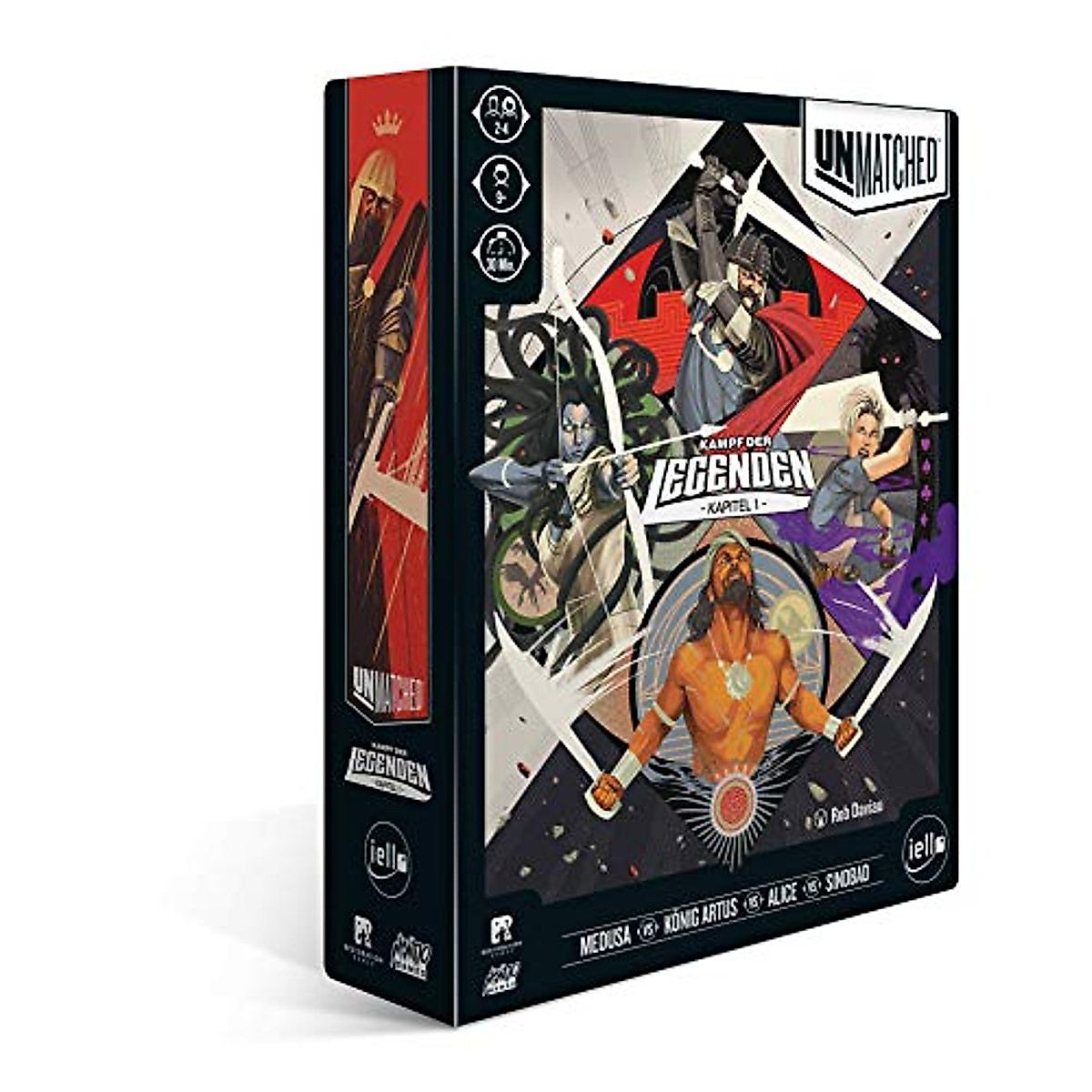 IELLO Unmatched - Battle of Legends, Tactics Game